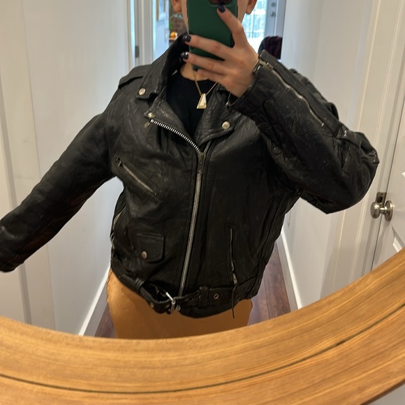 The Vintage Twin | Jackets & Coats | Real Vintage Kenvelo Leather Moto ...